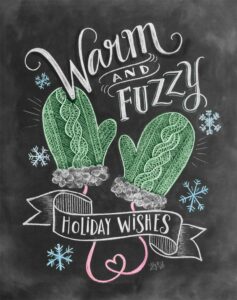 50+ Pretty Christmas Chalkboard Art Ideas