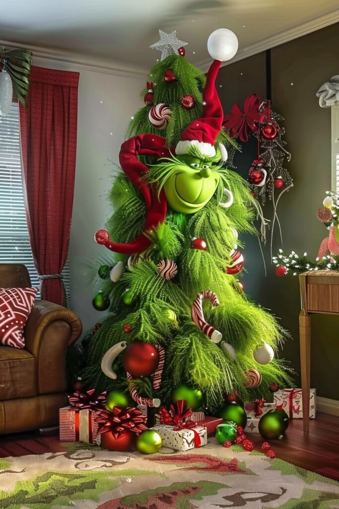 30 Genius Grinch Christmas Tree Ideas To Impress Your Kids
